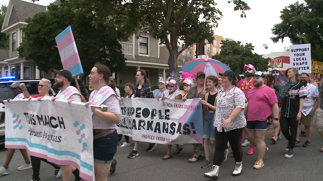Large crowds in Fayetteville for Pride celebrations