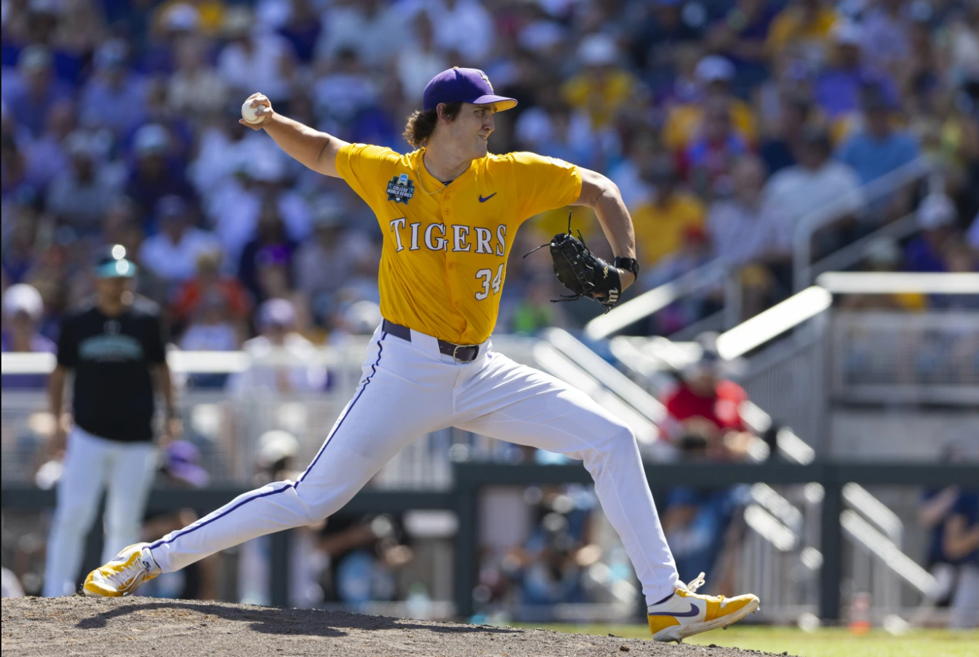From La to L.A.: LSU pitcher Chase Shores drafted 47th overall by the ...