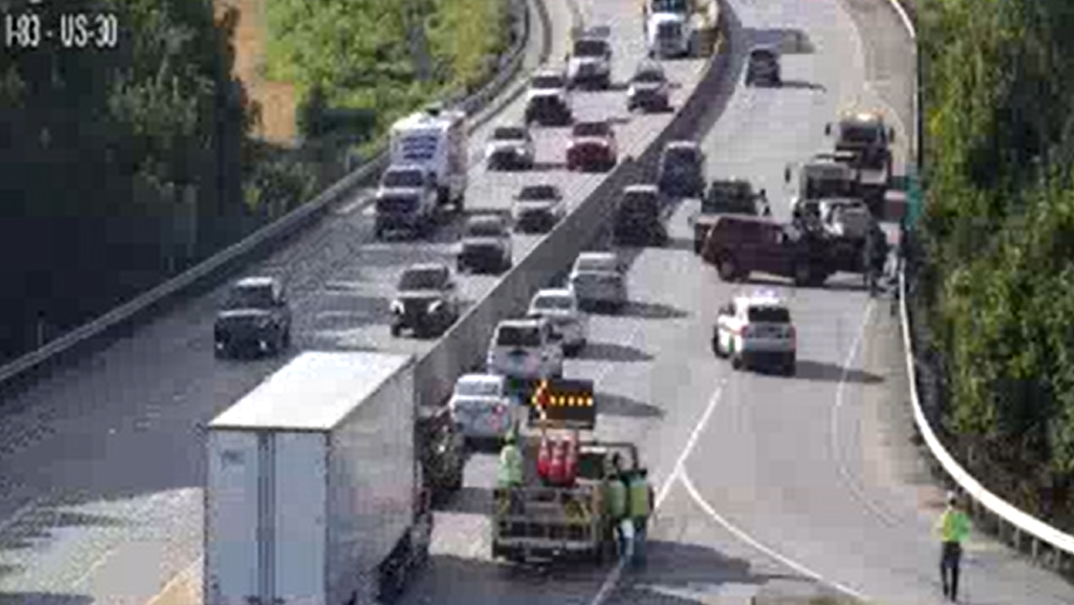 Scene of earlier crash cleared on I-83 in York County