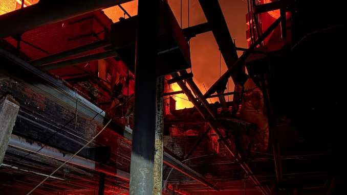 Graham officials investigating 'suspicious fire' at former mill