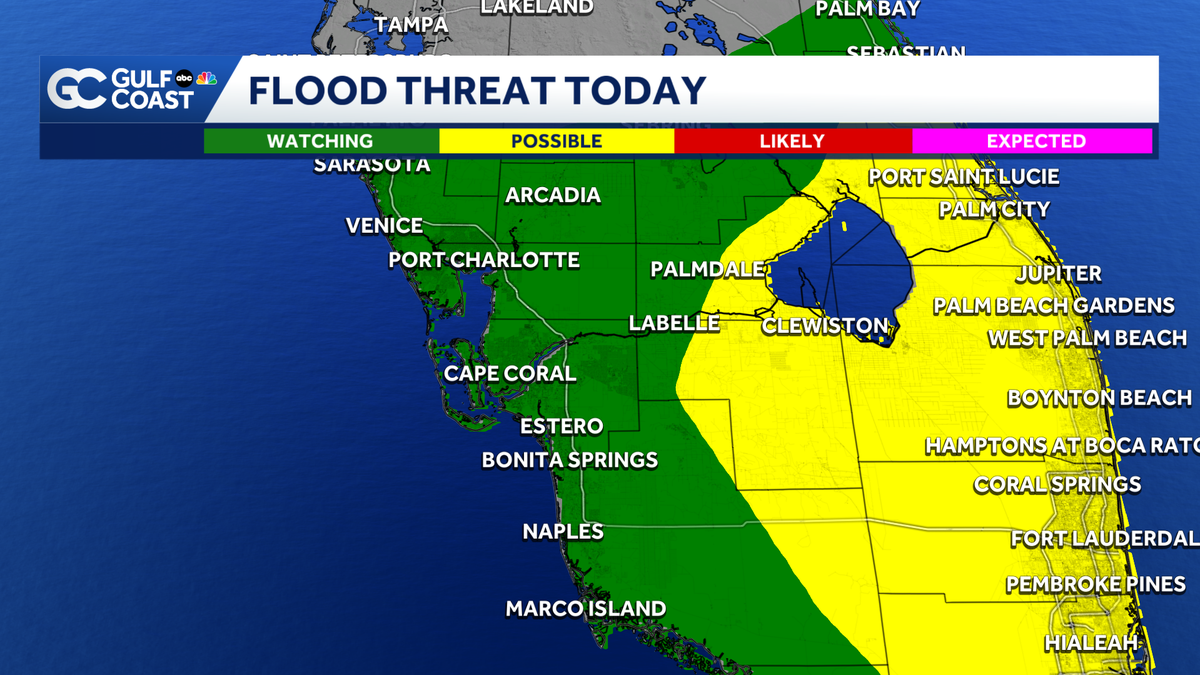 Thursday is Gulf Coast Weather Impact Day, flooding is possible later ...
