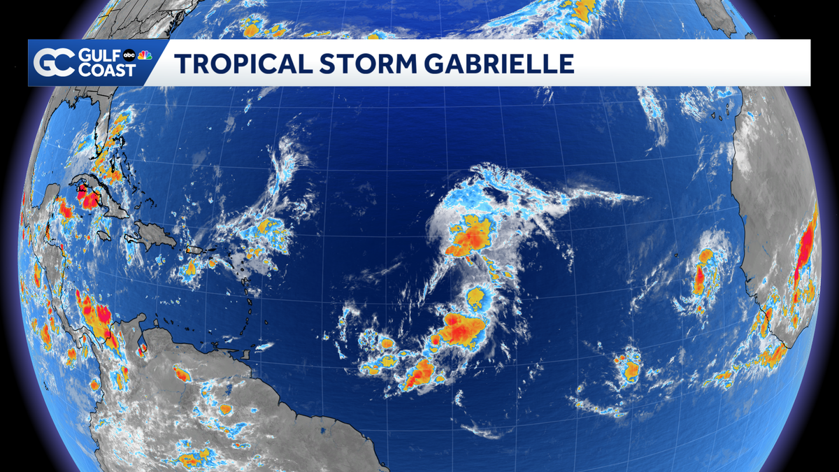 Tropical Storm Gabrielle: Latest maps, track and models