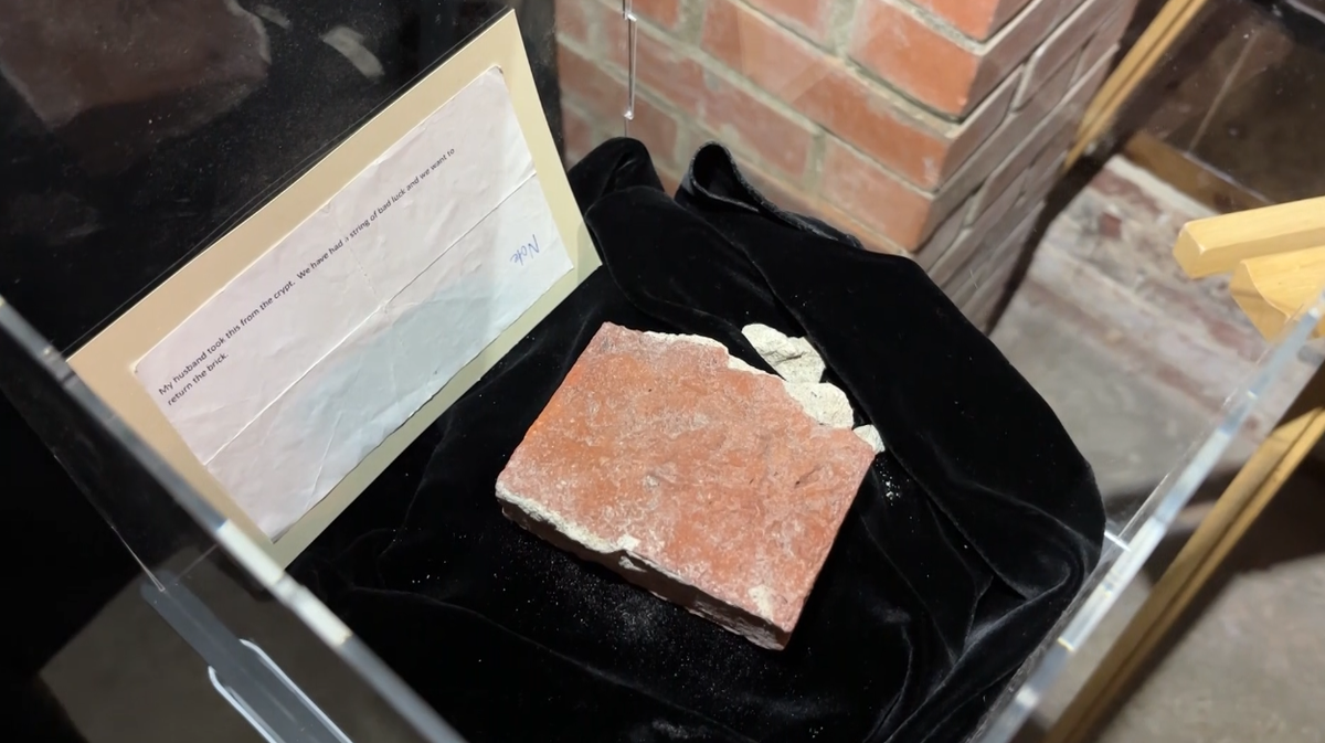 Cursed crypt brick mysteriously returns to Boston's Old North Church