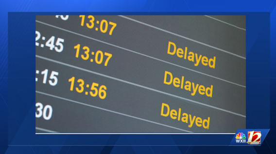 Charlotte Douglas delays and cancellations reported