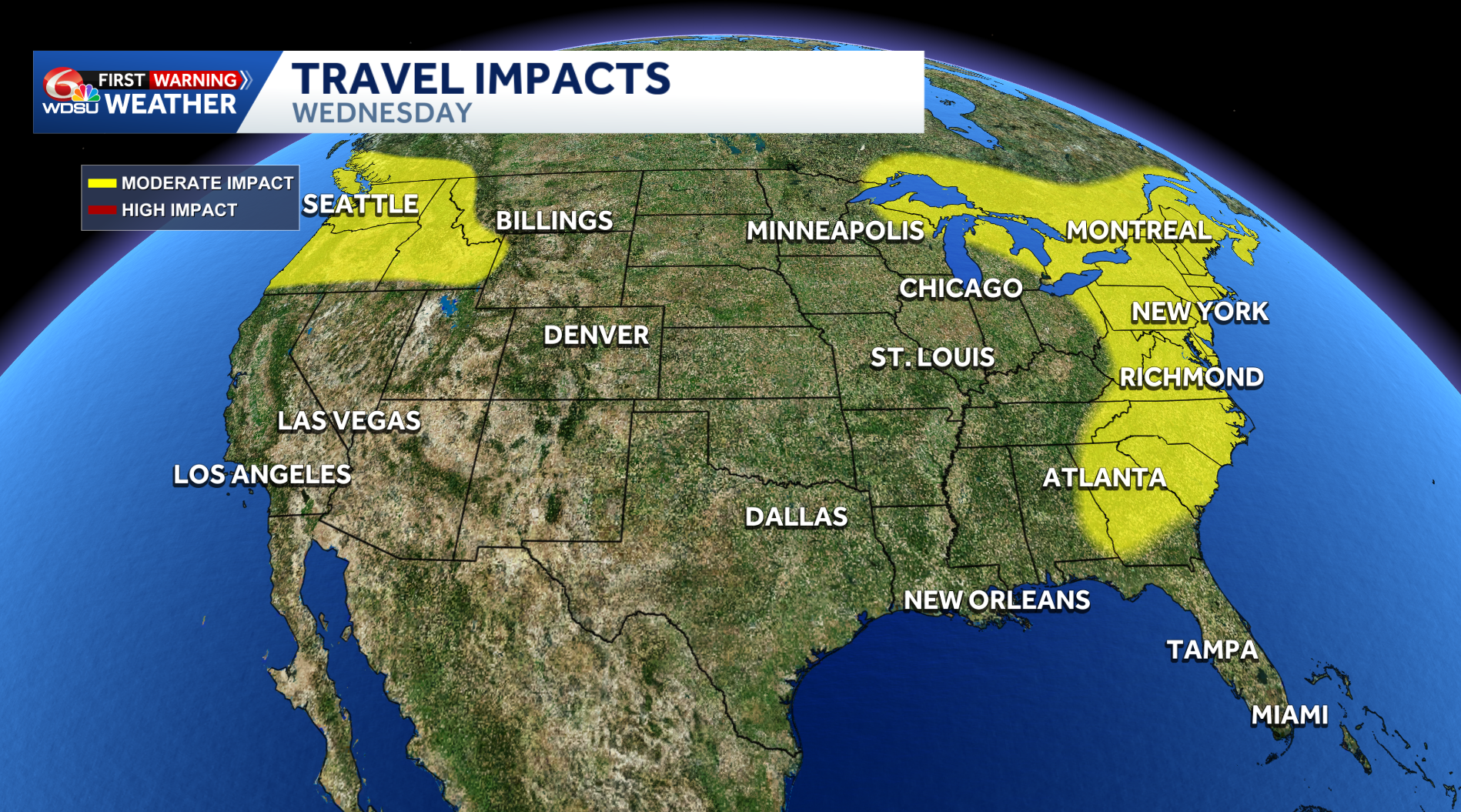 Traveling for Thanksgiving? Here's the Turkey Day travel forecast - WDSU