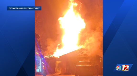 Heroic actions help woman escape during house fire, Graham firefighters say