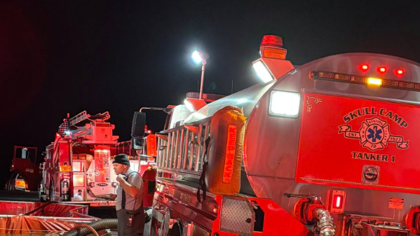 Large building fire on Higgins Road, Glade Creek firefighters say