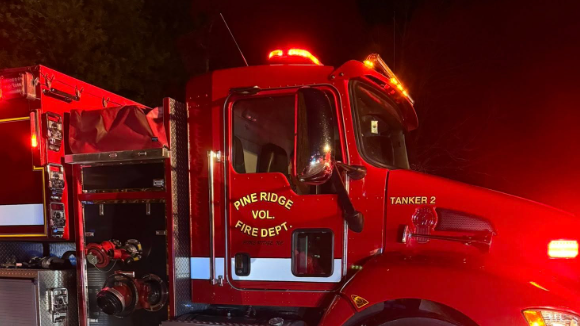 Large building fire on Higgins Road, Glade Creek firefighters say