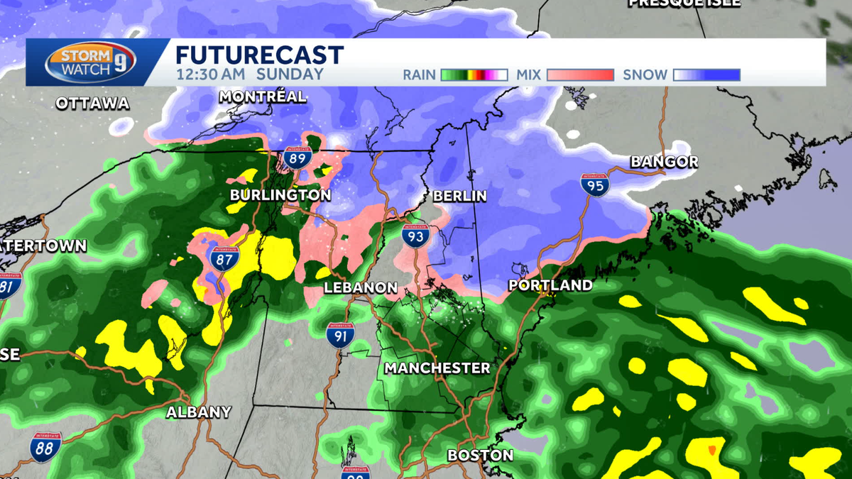Video: Wintry mix and rain tonight