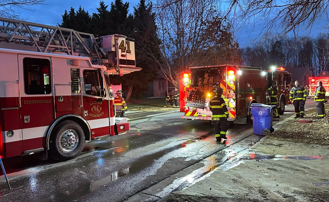 2 displaced after house fire in Kernersville, crews say