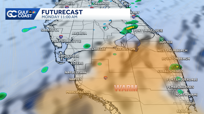 Another mild night across the Gulf Coast ahead of a major pattern shift