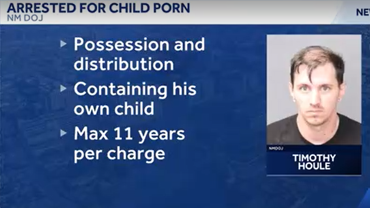 Father arrested for having photo of child being sexually abused