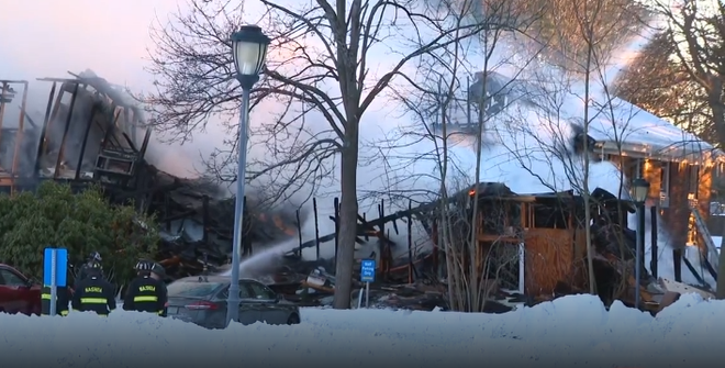 All accounted for, 3 firefighters injured after explosion sparks fire ...