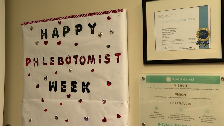 National Phlebotomist Recognition Week at Beaufort