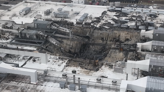 AERIAL VIDEO | Aftermath of deadly fire, explosion at Koch Foods Plant