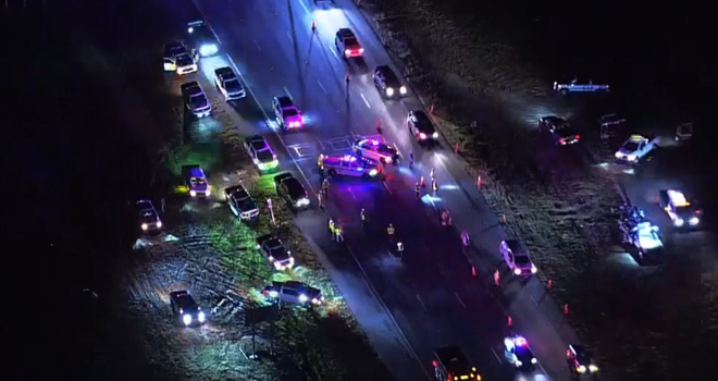Road depression forms on busy stretch of I-4 in Polk County