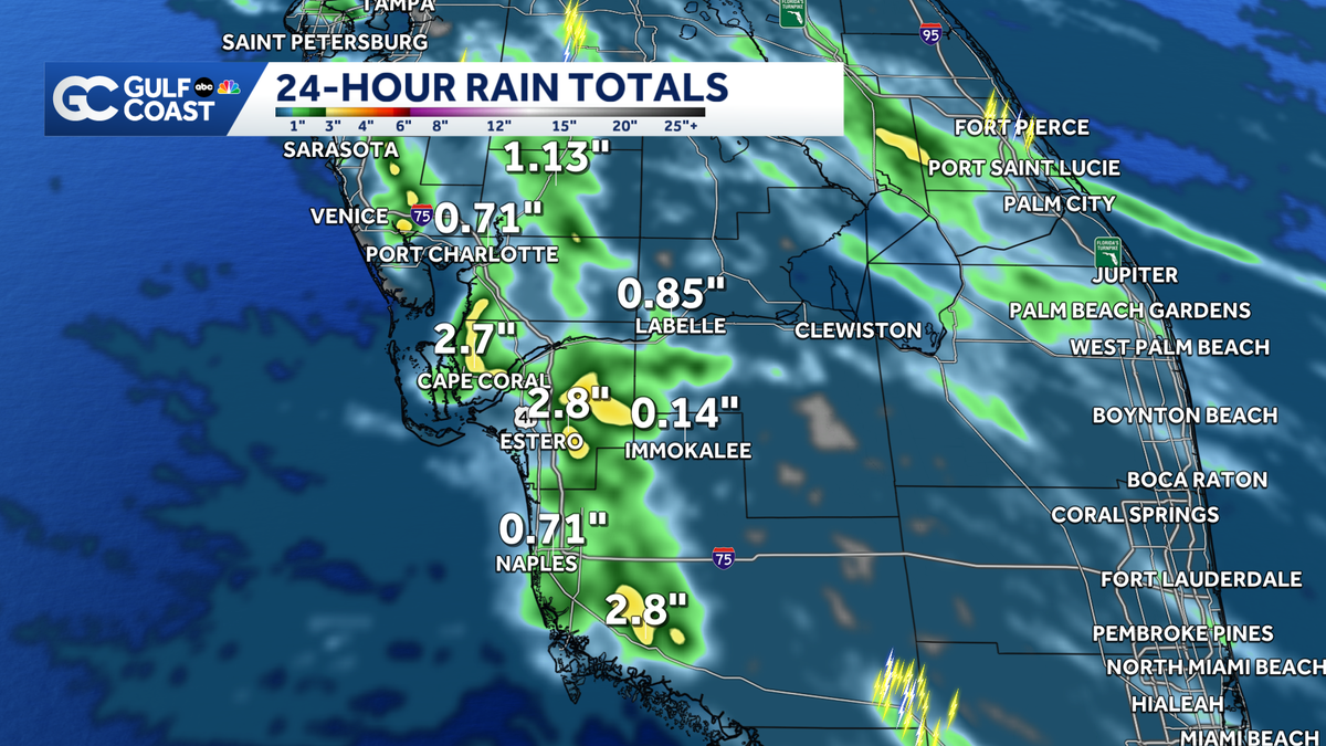 After a stormy Thursday, Friday will be noticeably drier - WBBH