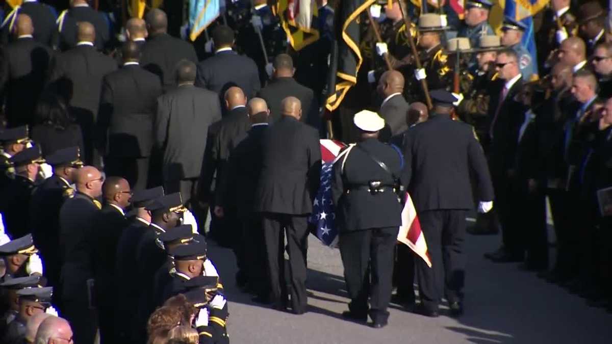 PHOTOS: Baltimore police Detective Sean Suiter's funeral