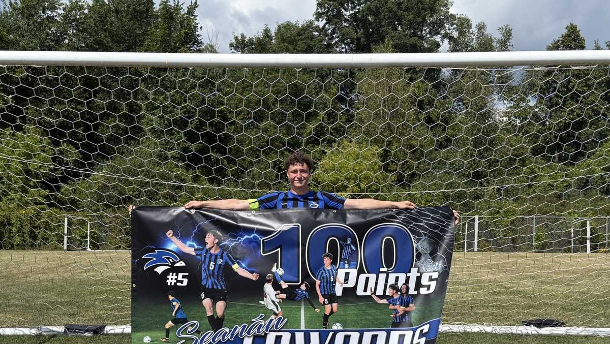 Peru High School's Seanen Edwards reaches 100 career points on the boys ...