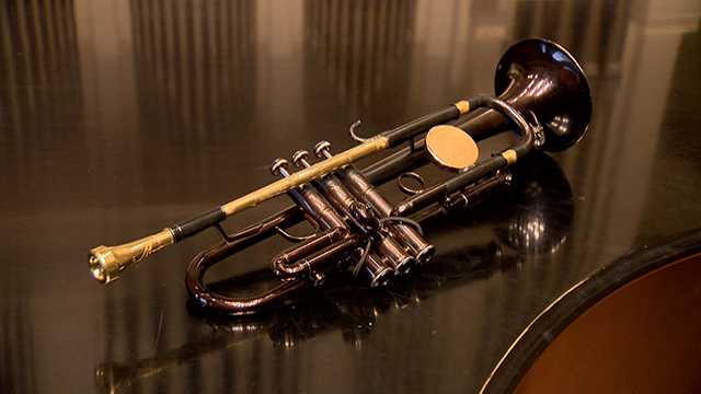 Trumpet made of machine gun shells helps heal survivors of gun violence