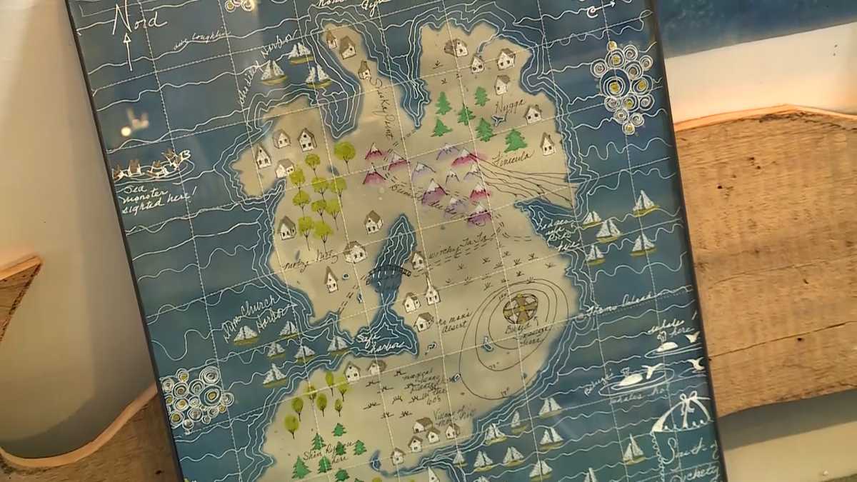 Science, imagination turn seaweed into whimsical maps