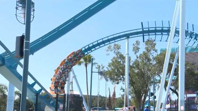 New surfing ride: SeaWorld's Pipeline roller coaster opens