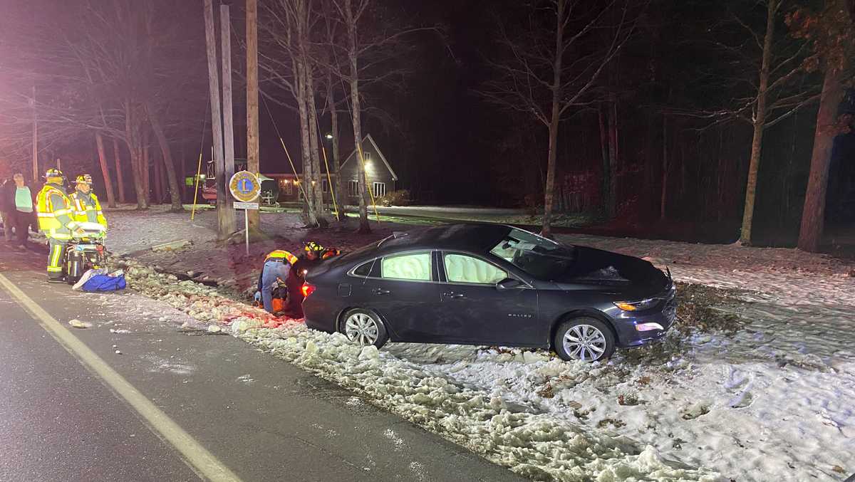 Charges pending, driver hurt in two-car crash in Raymond