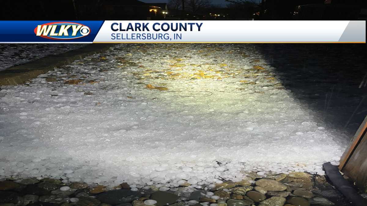Photos: Damaging winds and large hail hit Indiana and Kentucky