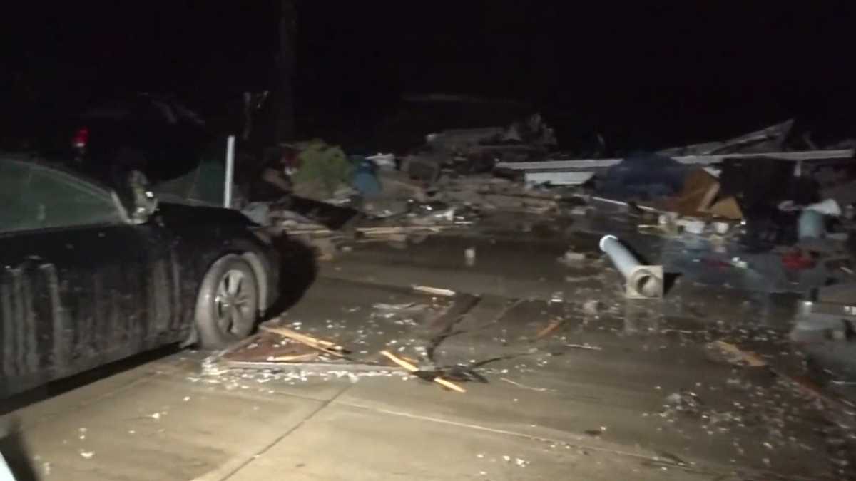 Storms damage 60 homes in 5 counties