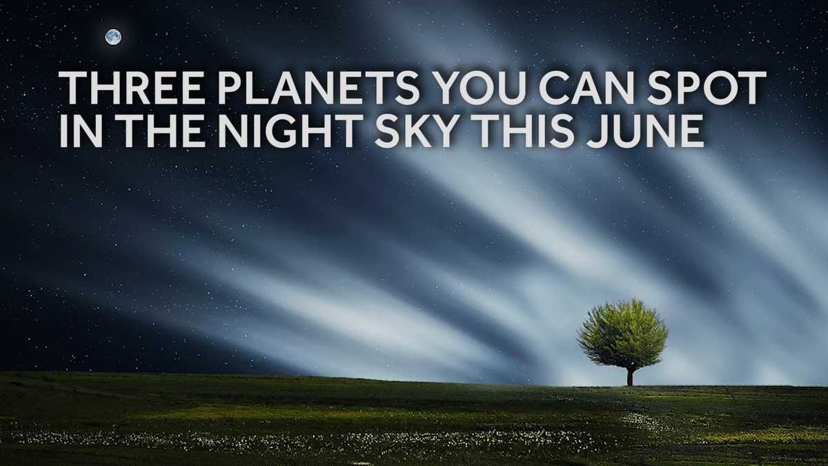 3 Planets you can spot this June
