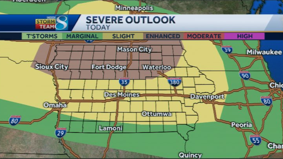 Forecast: Strong to severe storms possible Thursday