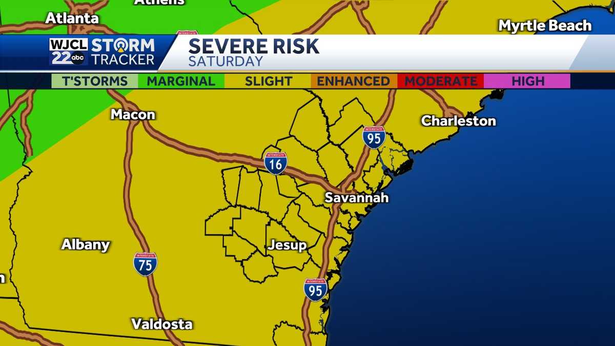 Savannah: Tracking severe weather this weekend
