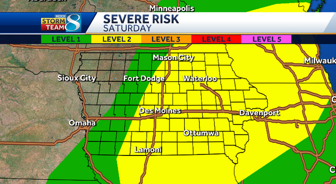 Iowa weather: Hot and humid days lead to storm chances and flooding risk