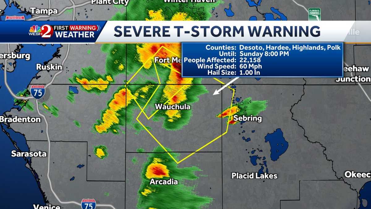 Severe Thunderstorm Warning Issued For Polk County Expires