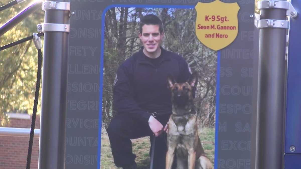 Playground dedicated to fallen Yarmouth Police Sgt. Sean Gannon