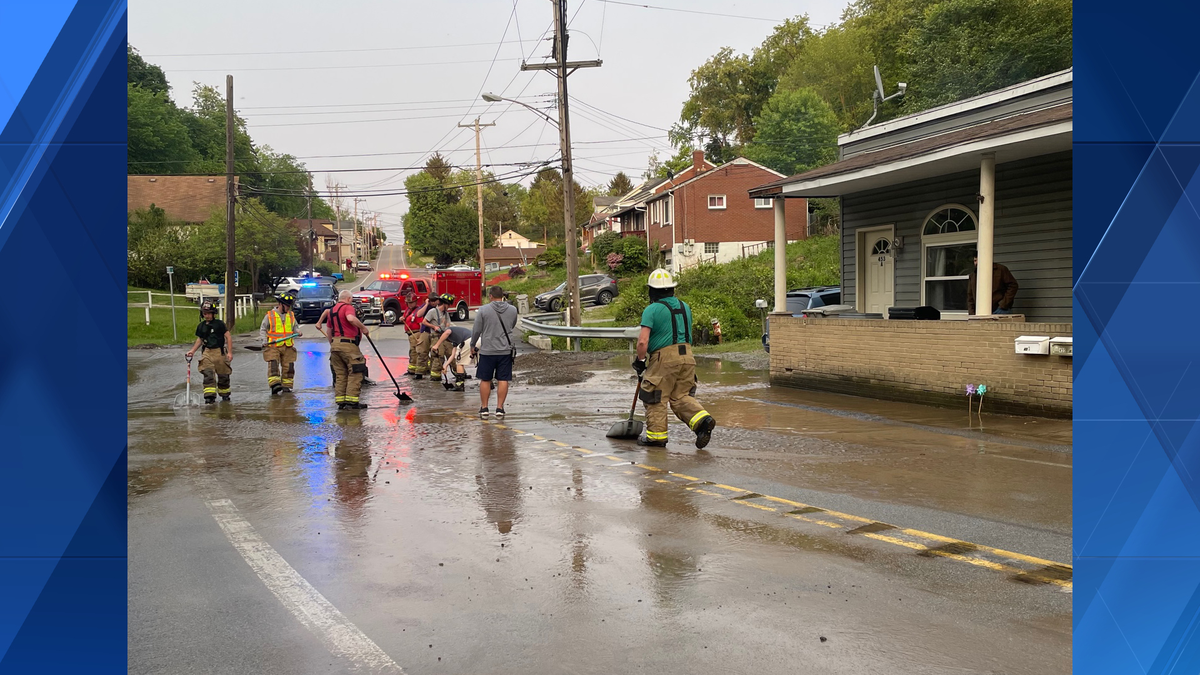 Shaler water main break closes part of road