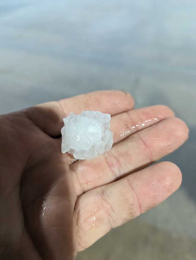 Nebraska, Iowa hail from Monday storm
