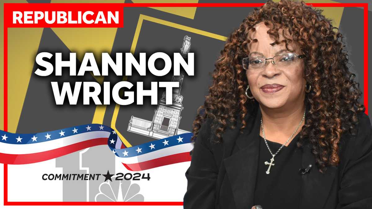 Baltimore mayoral candidate Shannon Wright answers questions