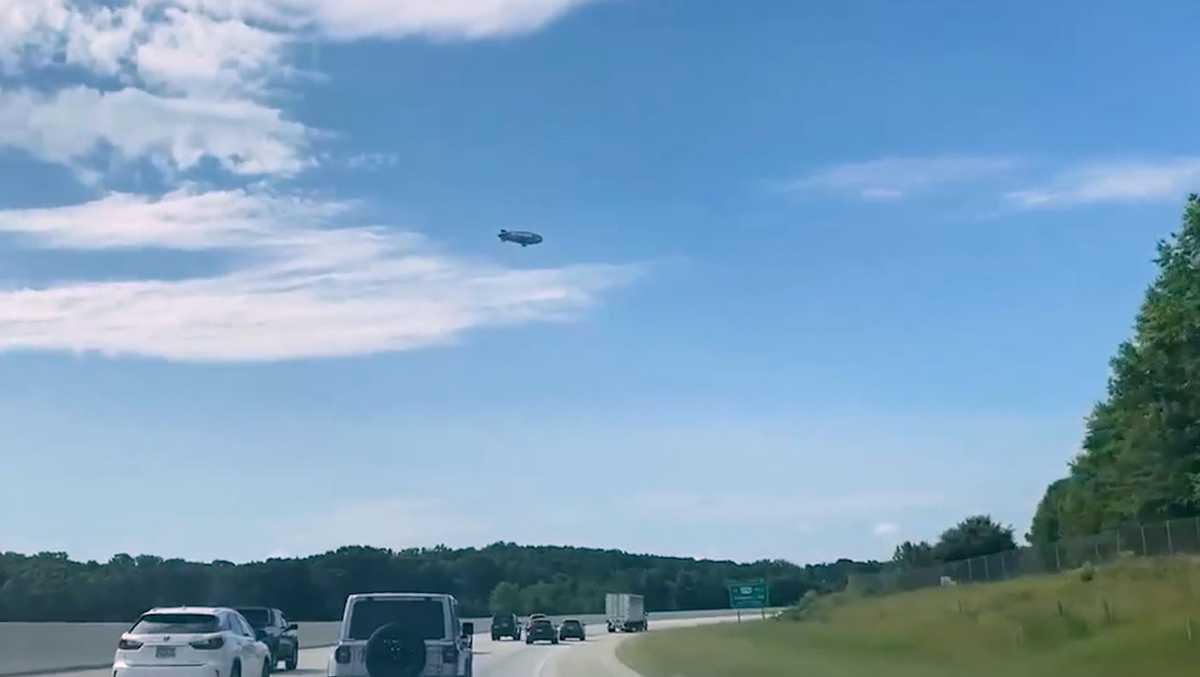 South Carolina: Shark Week blimp flies over