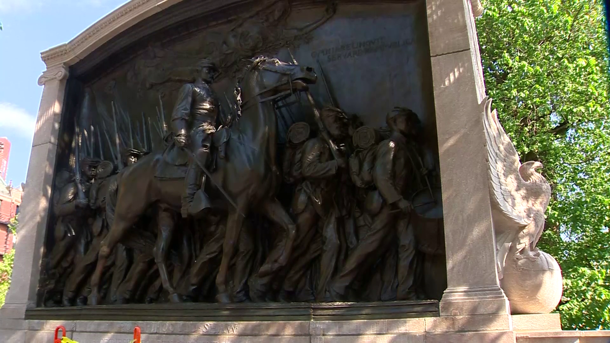 Memorial honoring bravery of 54th Regiment returns to Boston Common