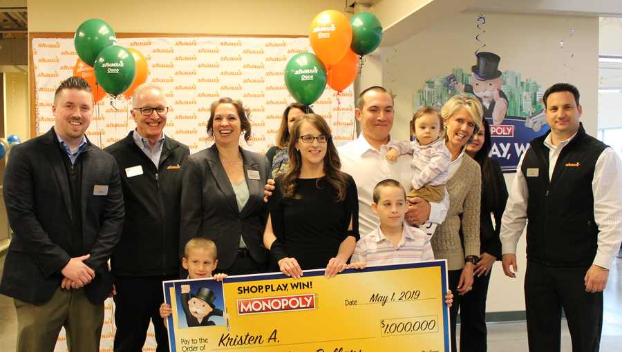 Shaw's customer wins $1M in Monopoly Collect & Win game