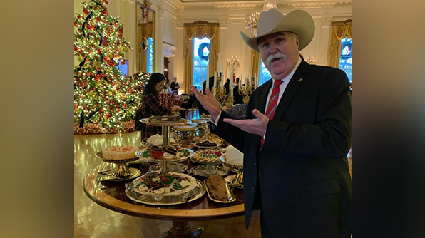 PHOTOS: Butler County sheriff attends holiday reception at White House