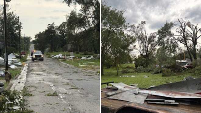 Lineville, Iowa storm damage: Southern Iowa hit by rain, winds
