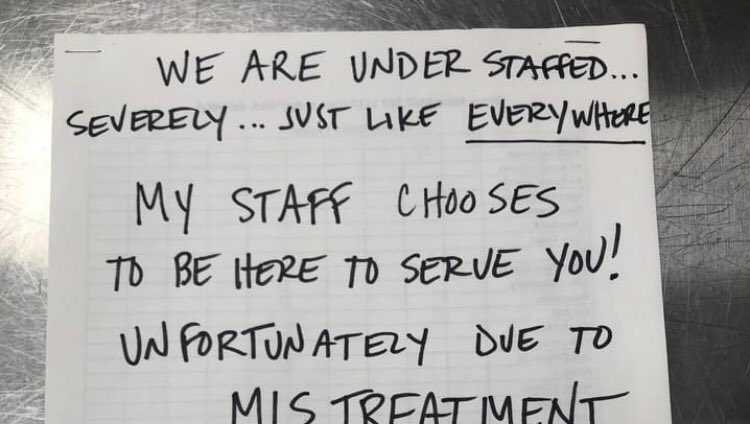 Owner closes down diner temporarily after customers were rude to staff