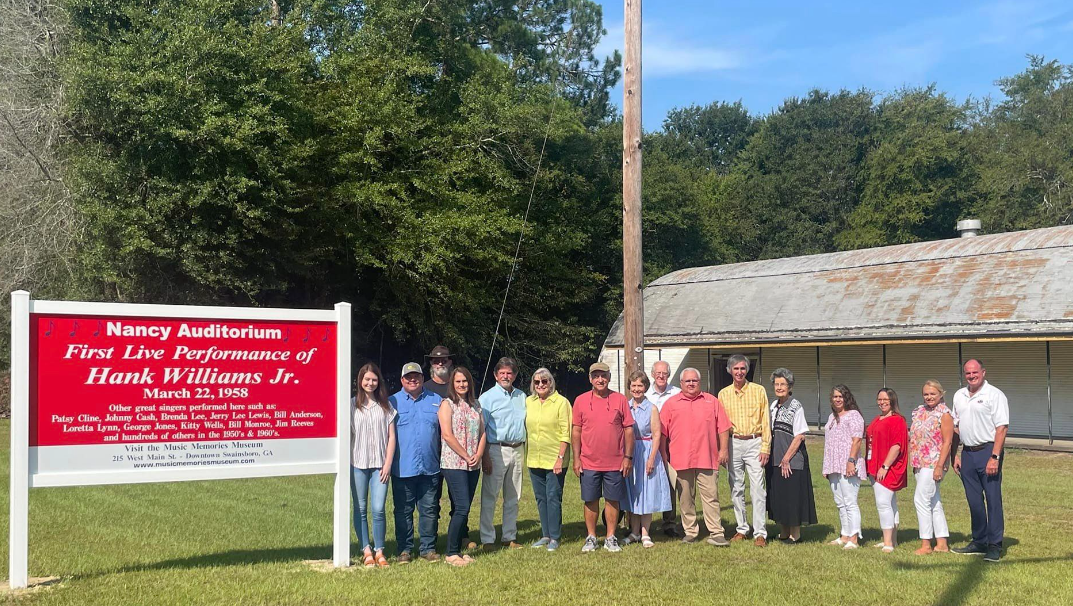 A sign of Swainsboro's musical history unveiled at Nancy Theater