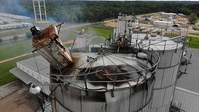 Silo explosion reported in Brookhaven