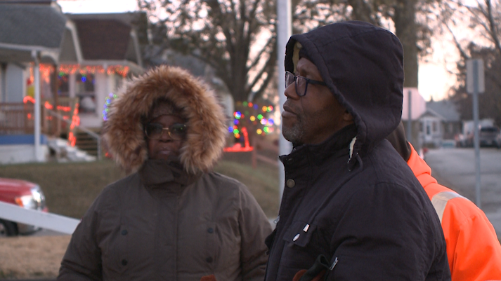 Community members' prayer vigil for 19-year-old shooting victim