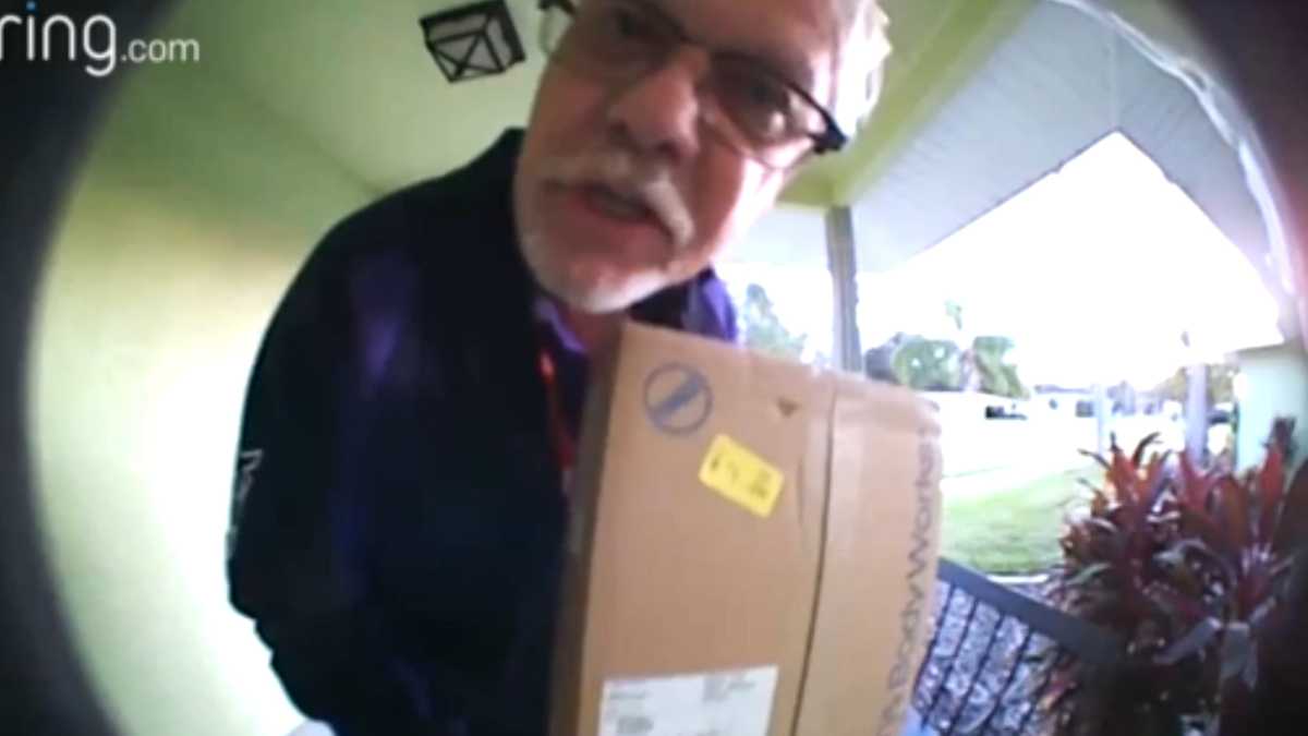 WATCH: FedEx Driver brings holiday cheer with singing package delivery