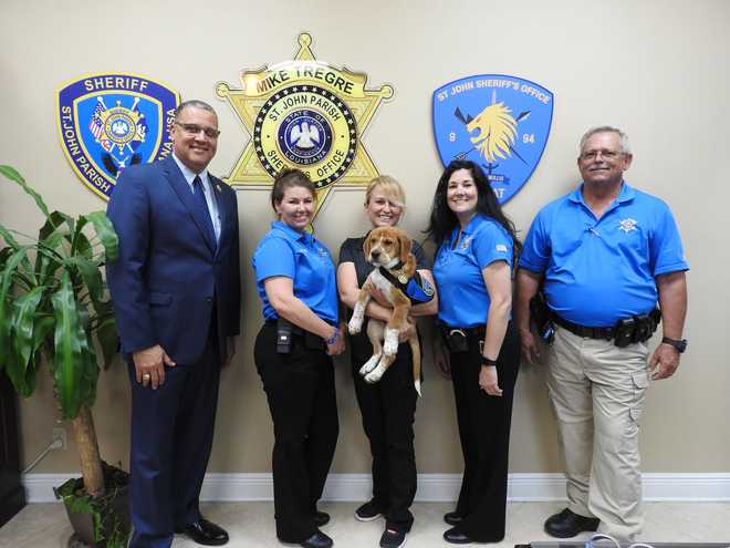 St. John Parish Sheriff's Office welcomes new K-9 officer