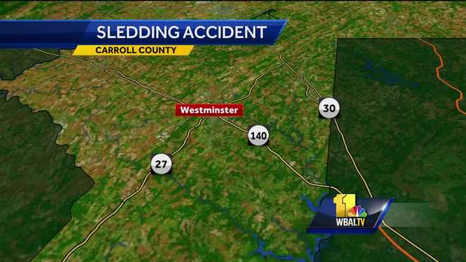 Father dies, son injured when sled collides with vehicle